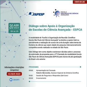 Diálogo sobre Apoio à Organização de Escolas de Ciência Avançada